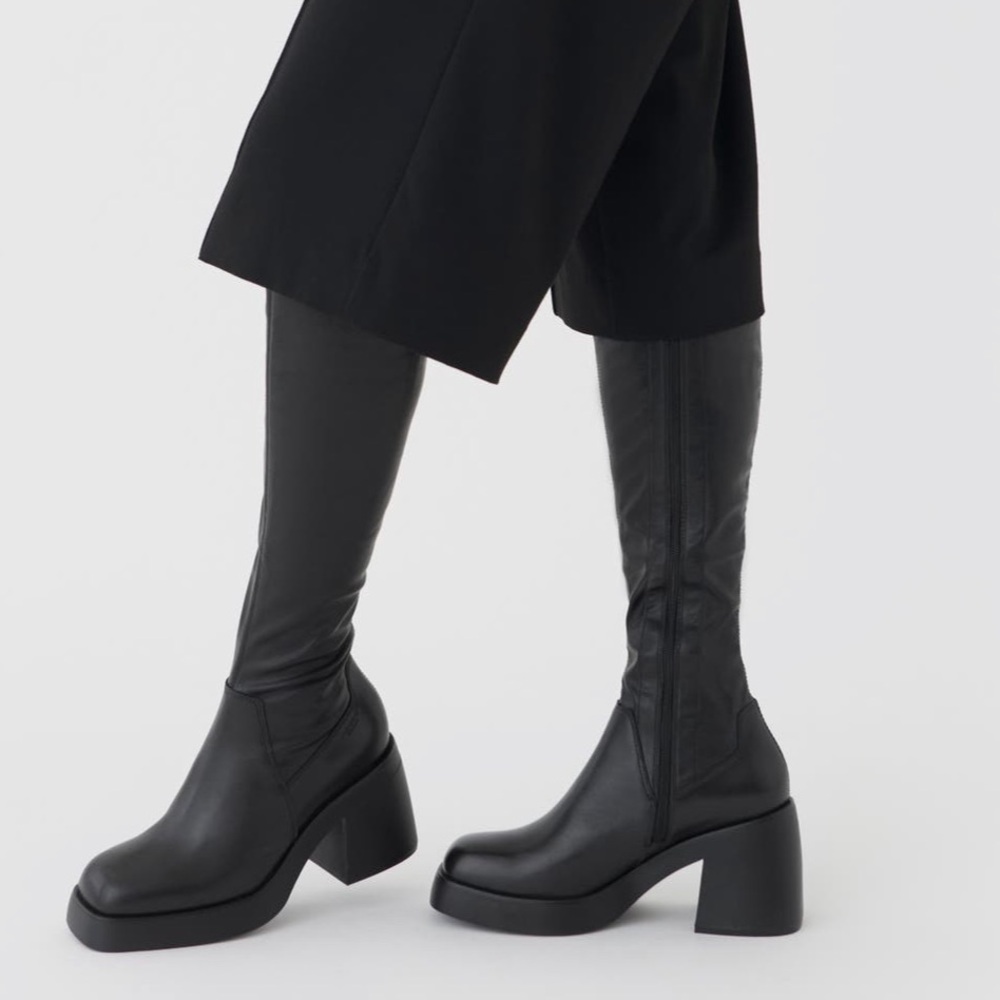 Vagabond Shoemakers Brooke Knee-High Boots Size 39 - Gem